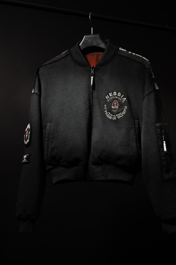 Washed Men's Bomber Jacket LEGEND 794 - NEBBIA