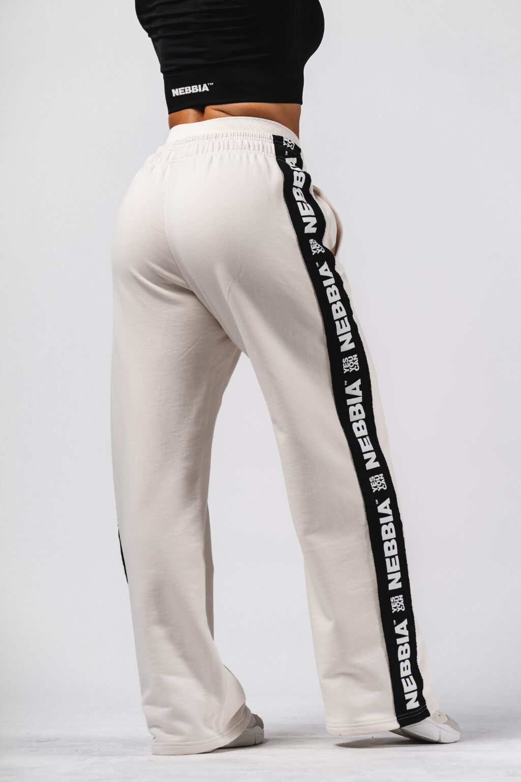 Straight Leg Sweatpants URBAN 490 Cream - NEBBIA
