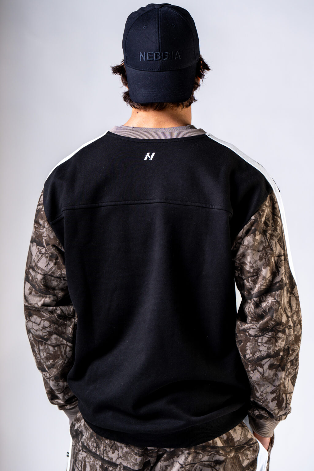 Relaxed Sweatshirt POWER 903 Light brow camo - NEBBIA
